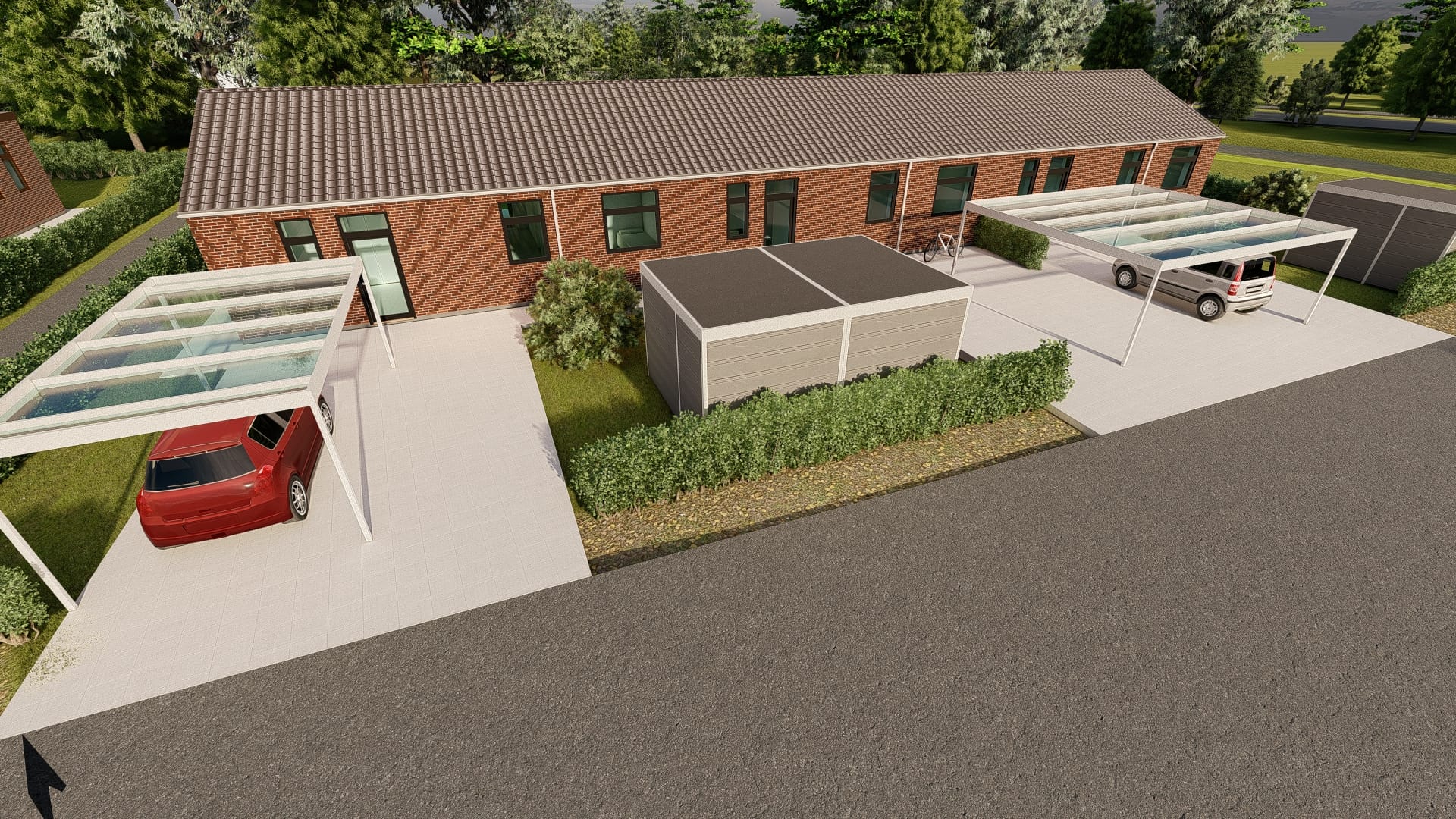 NYBYGGET, ENERGIVENLIGE OG MODERNE RÆKKEHUSE TIL LEJE PÅ JOHAN DEN ...